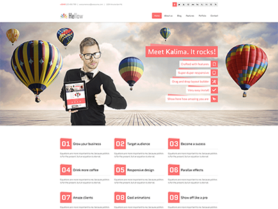 Hellow Free PSD Template by Simion Radu Lucian on Dribbble