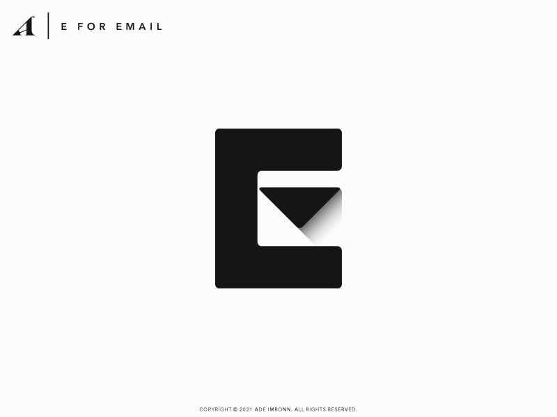E FOR EMAIL by Ade Imronn on Dribbble