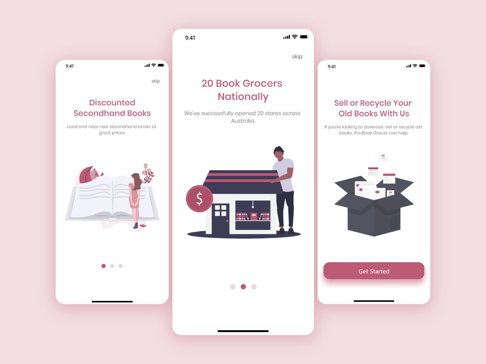 Onboarding app ui by Krishna vekariya on Dribbble