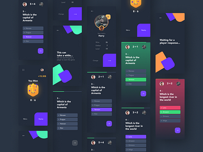 Mobile Brain Game UI Design by Giant Studios on Dribbble