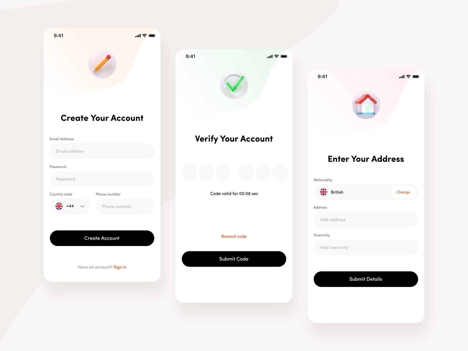 Money transfer intro screens by Prakhar Neel Sharma on Dribbble