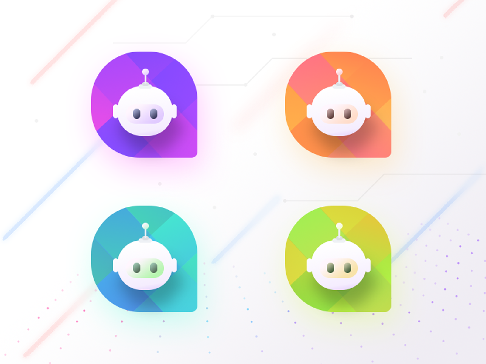Chat Bots (Source PSD) by Prakhar Neel Sharma on Dribbble