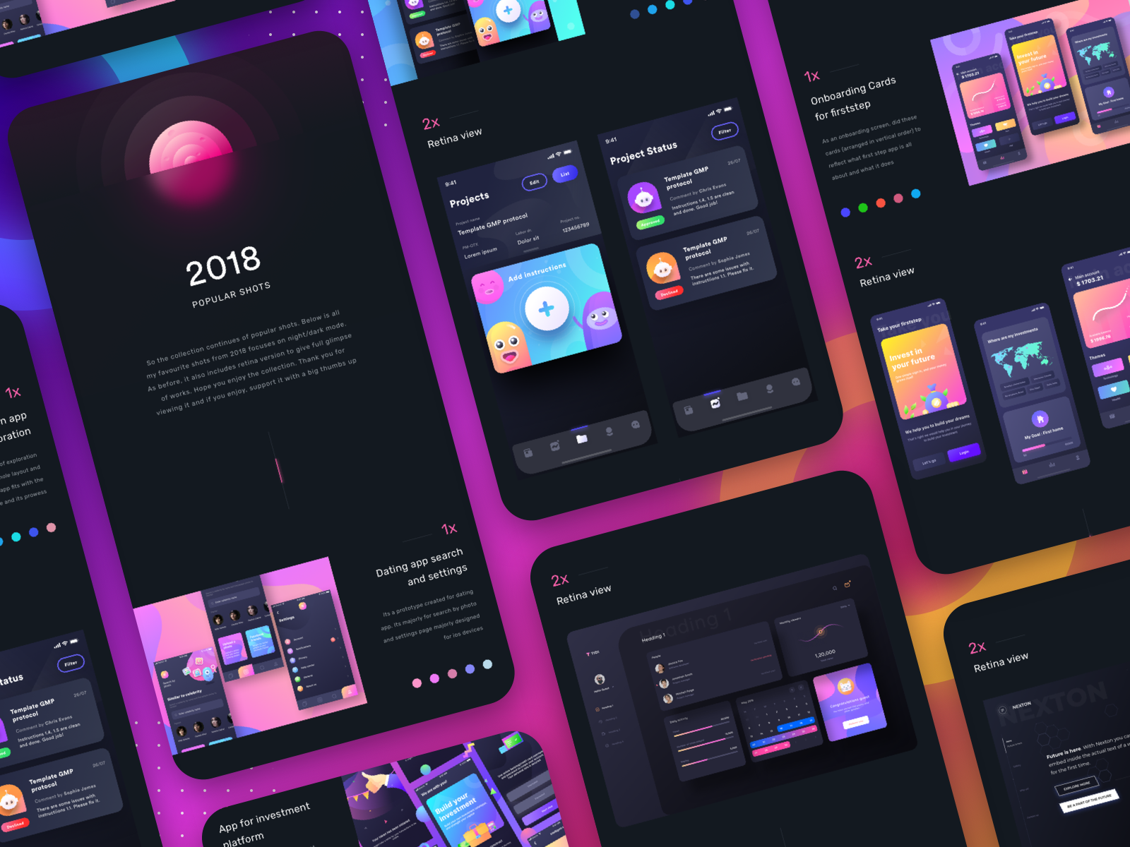 2018 Popular shots: Dark/night mode apps and web (Revisiting) by ...