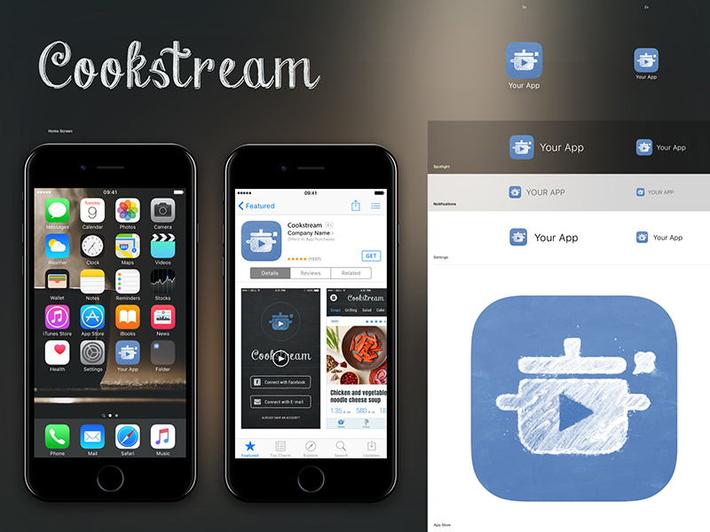 Recipe app - icon by League Design Agency on Dribbble