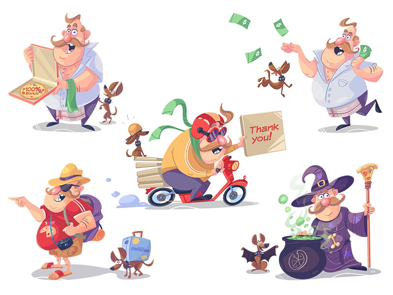 Character Design by spovv on Dribbble