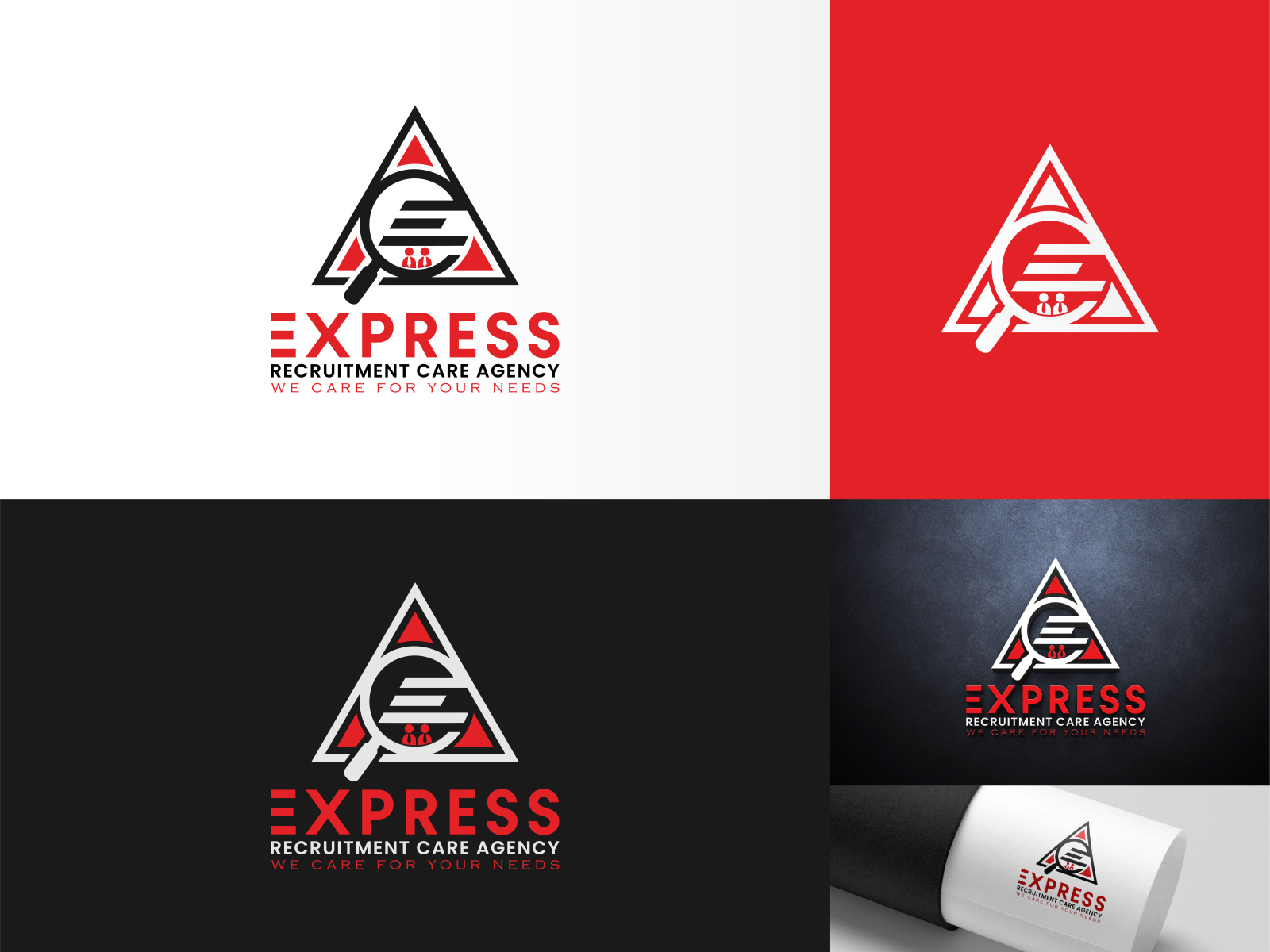 Express Recruitment Care Agency by Hamza Khan on Dribbble