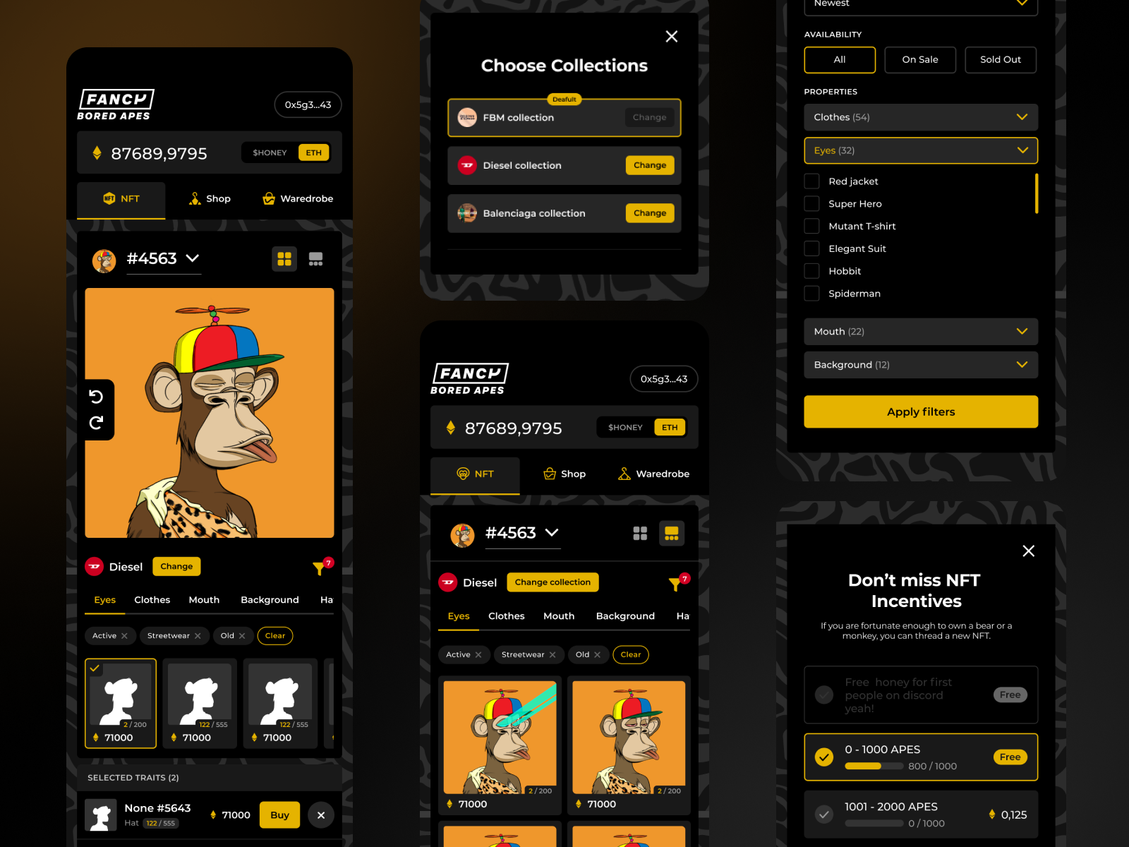 Trait Swap - BAYC by Patryk Liberda on Dribbble