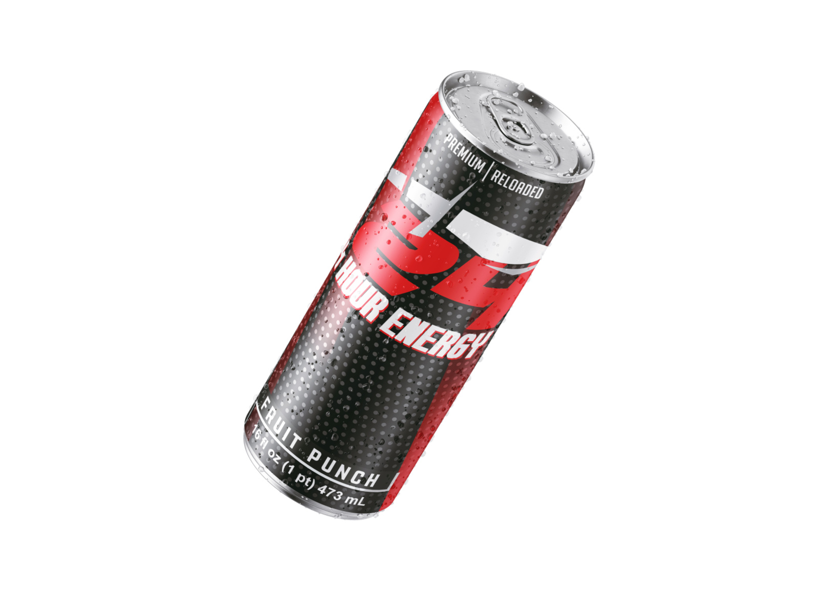 24 Hour Energy Can by Brush Ross on Dribbble