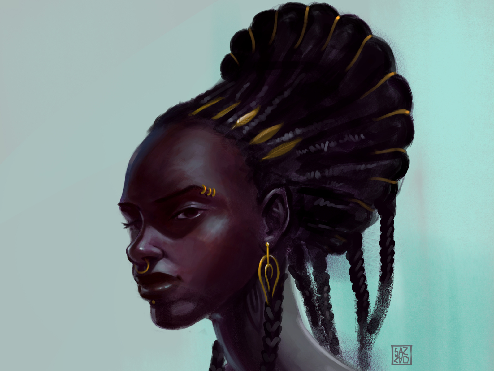 50 portrait drawing challenge 1 by sazzad majumder on Dribbble