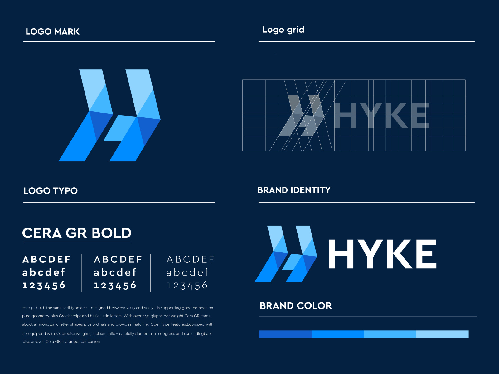 HYKE technology logo. ( H modern letter mark ) by Shihab | Logo ...