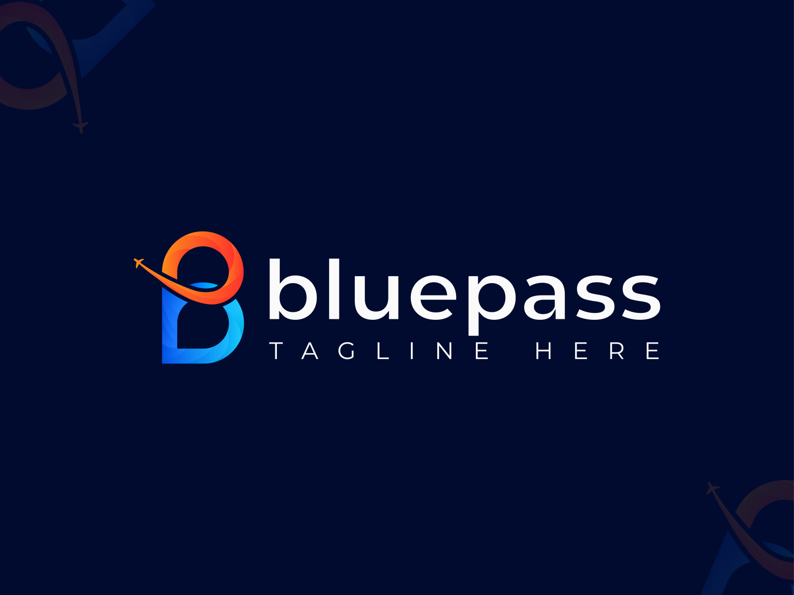 Bluepass logo for travel Startup by Shihab | Logo designer on Dribbble