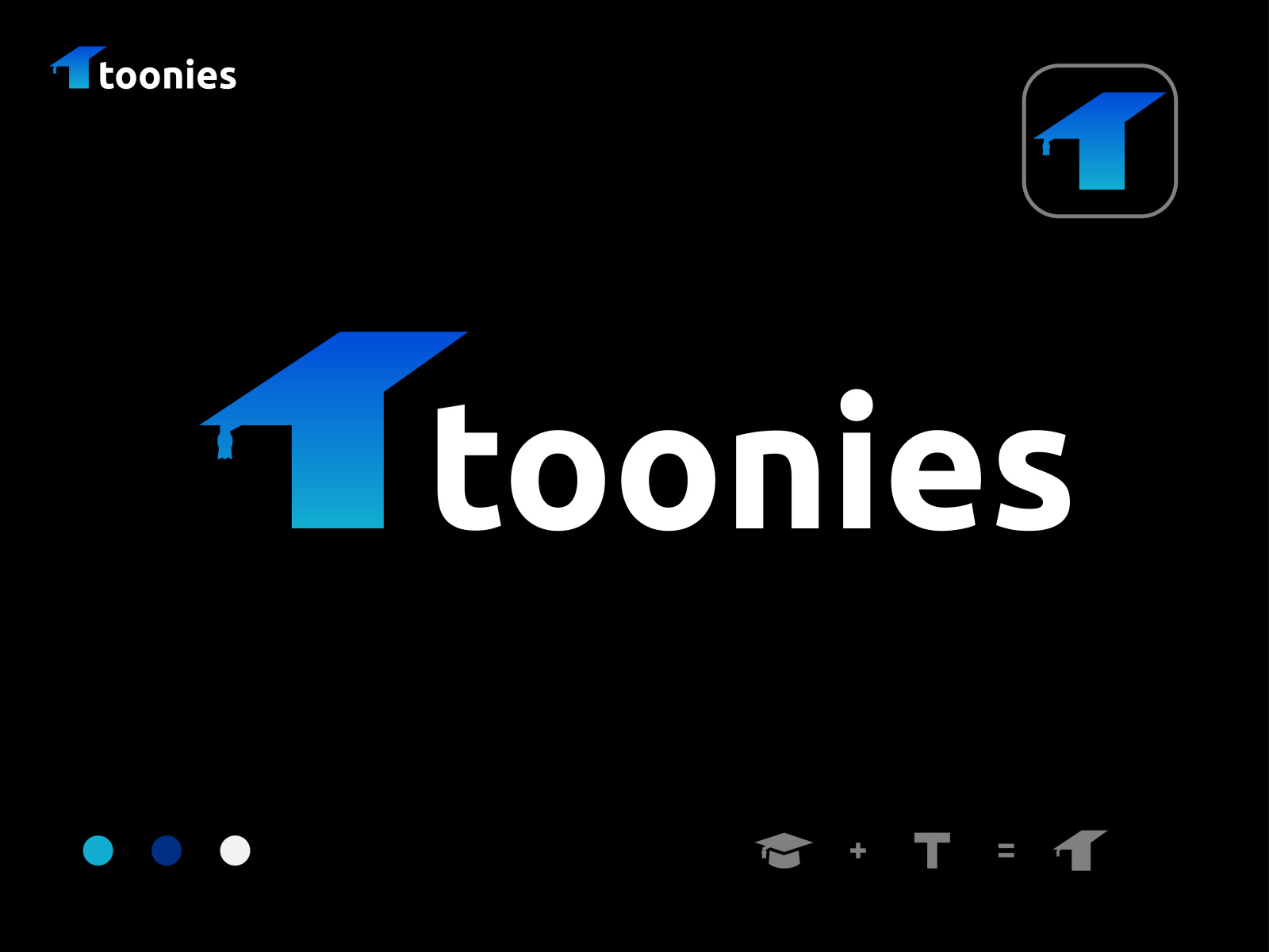 Toonies -logo, graduation logo, T letter Logo by Shihab | Logo designer ...