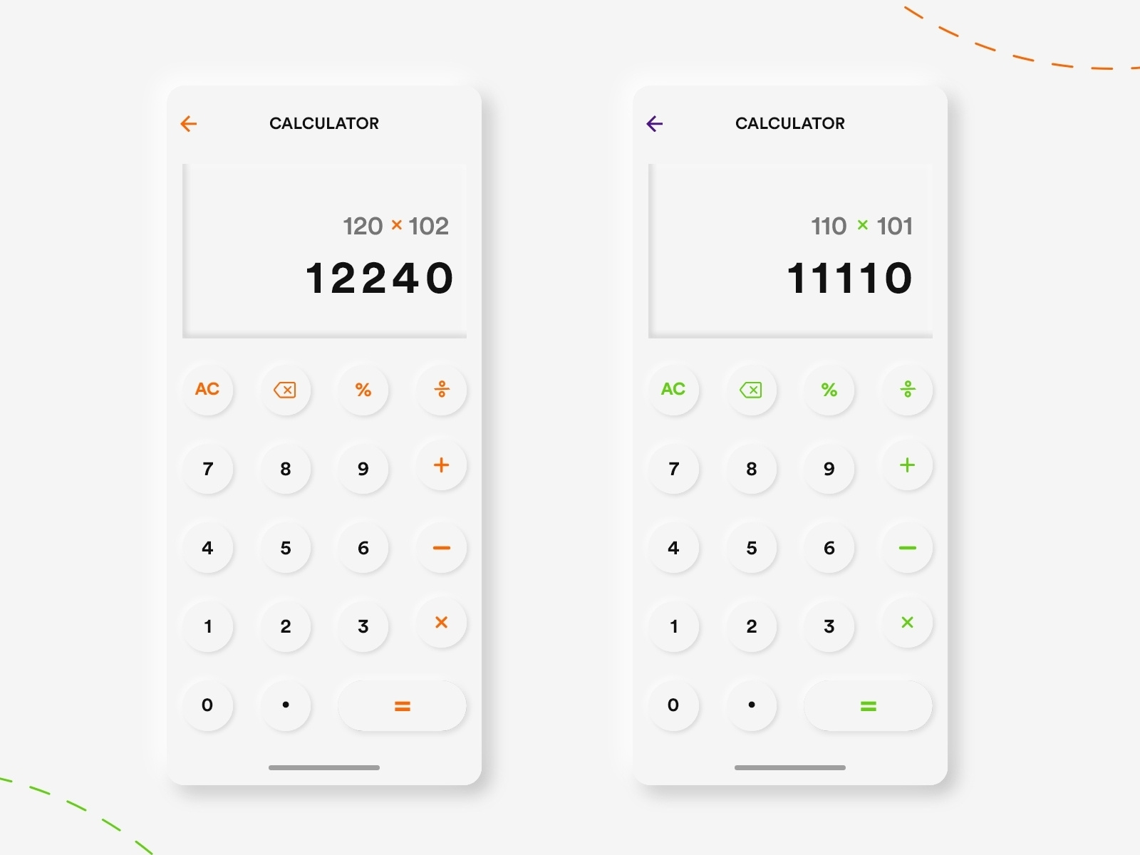 DailyUI -003 - Calculator UI Design by Nirmal Karthik on Dribbble