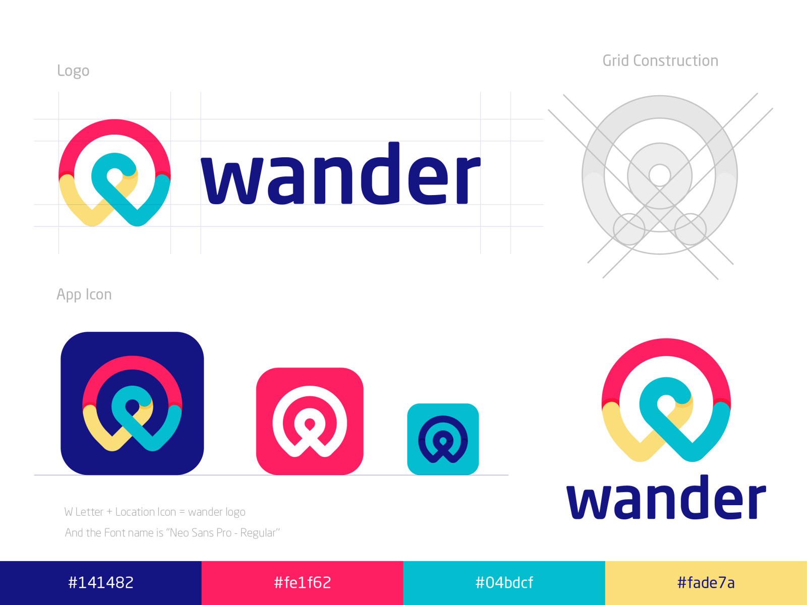 Wander logo by Sobuj Hasan on Dribbble