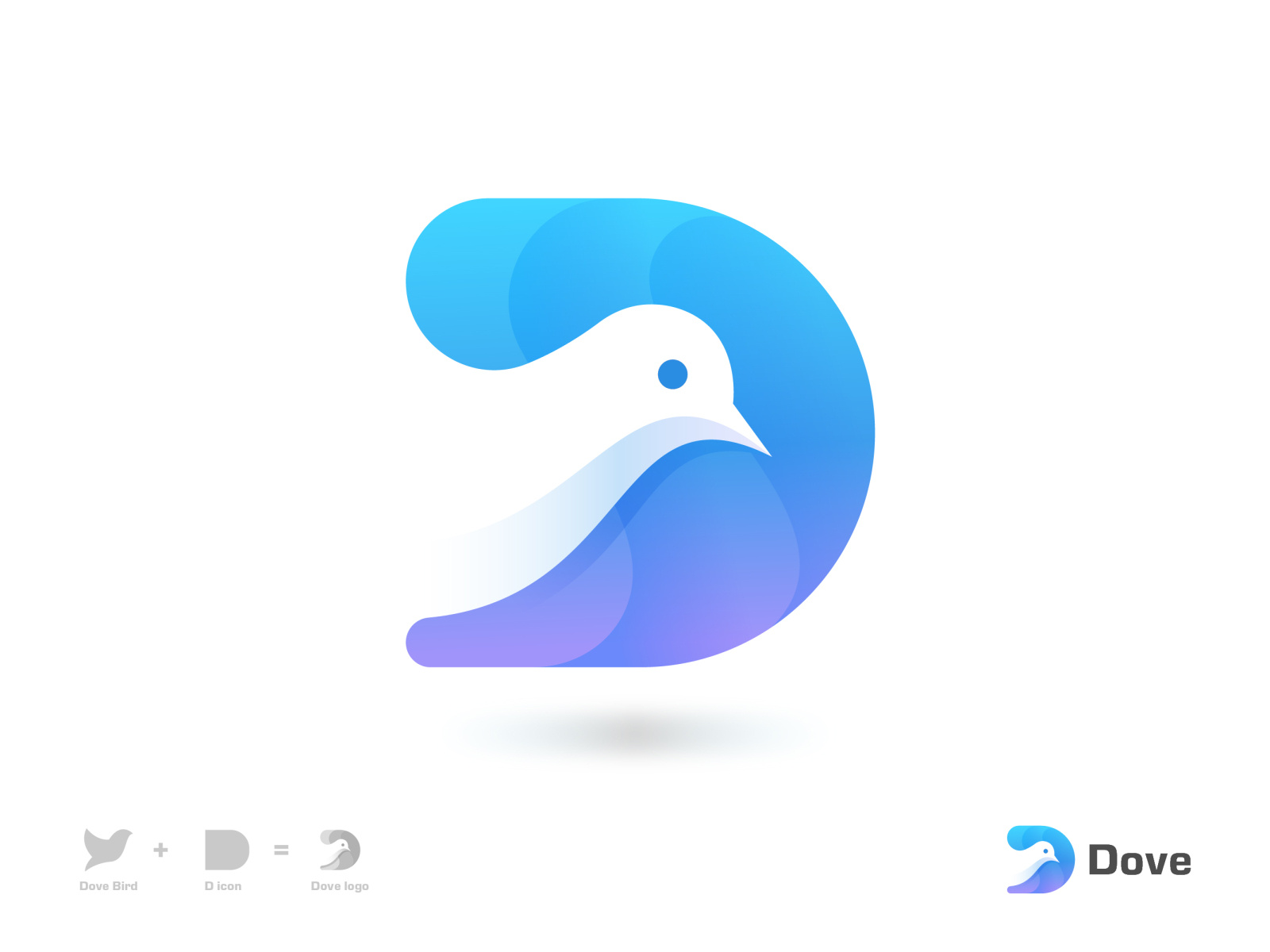 Dove logo by Sobuj Hasan on Dribbble