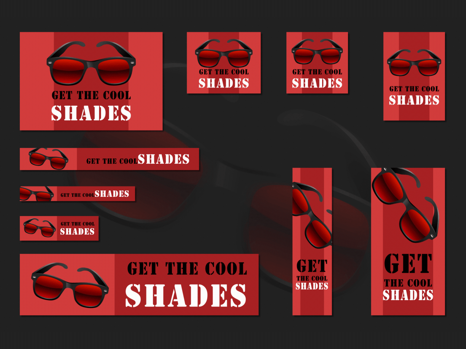 Slide By Slide Animated GIF Banner Set (10 Different Sizes) by Azmi ...