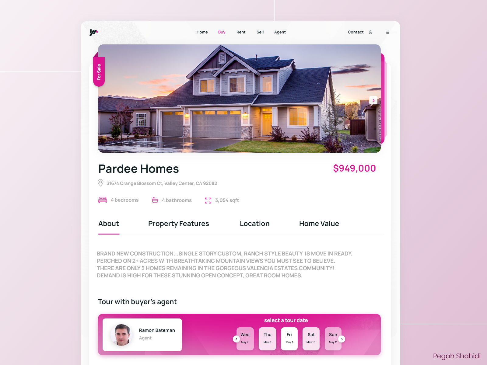 Real Estate Platform by Pegah Shahidi on Dribbble
