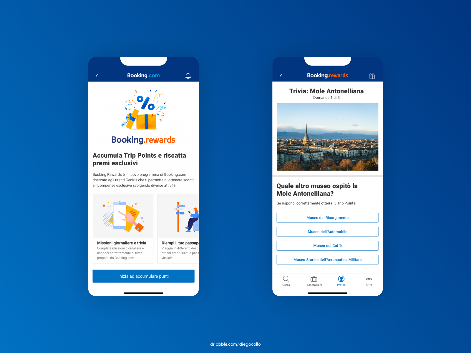Individual Thesis Project // Booking.com by Diego Collo on Dribbble