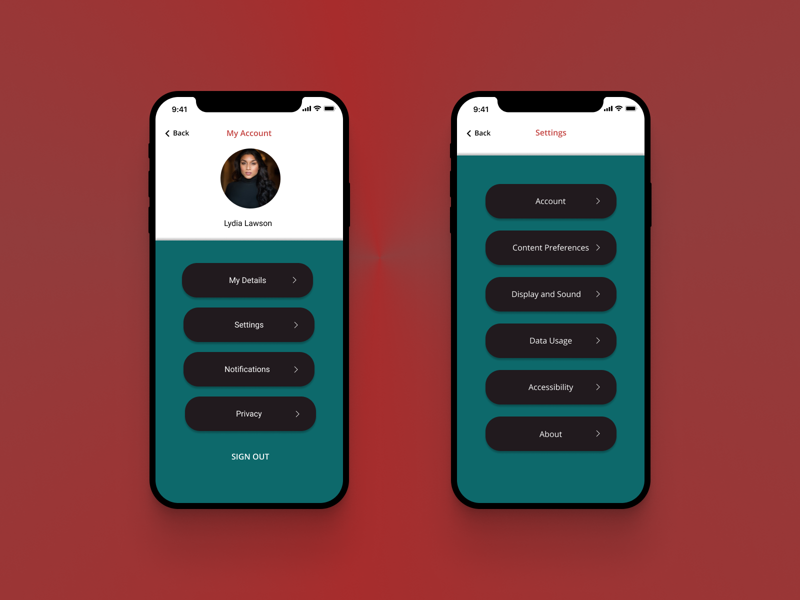 Daily UI #007 - Settings by Owan on Dribbble