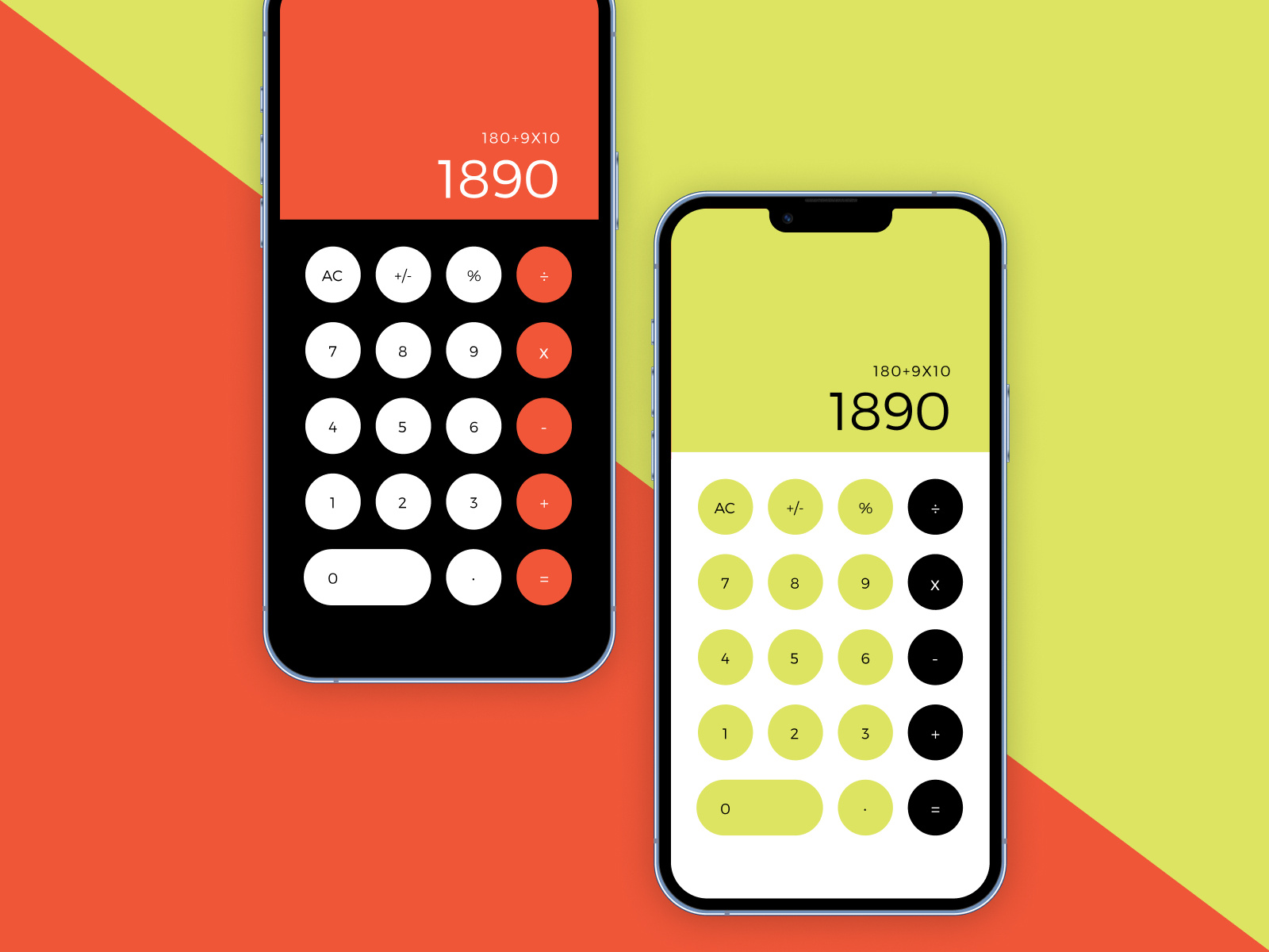UI Challenge #004 - Calculator by Angela Leong on Dribbble