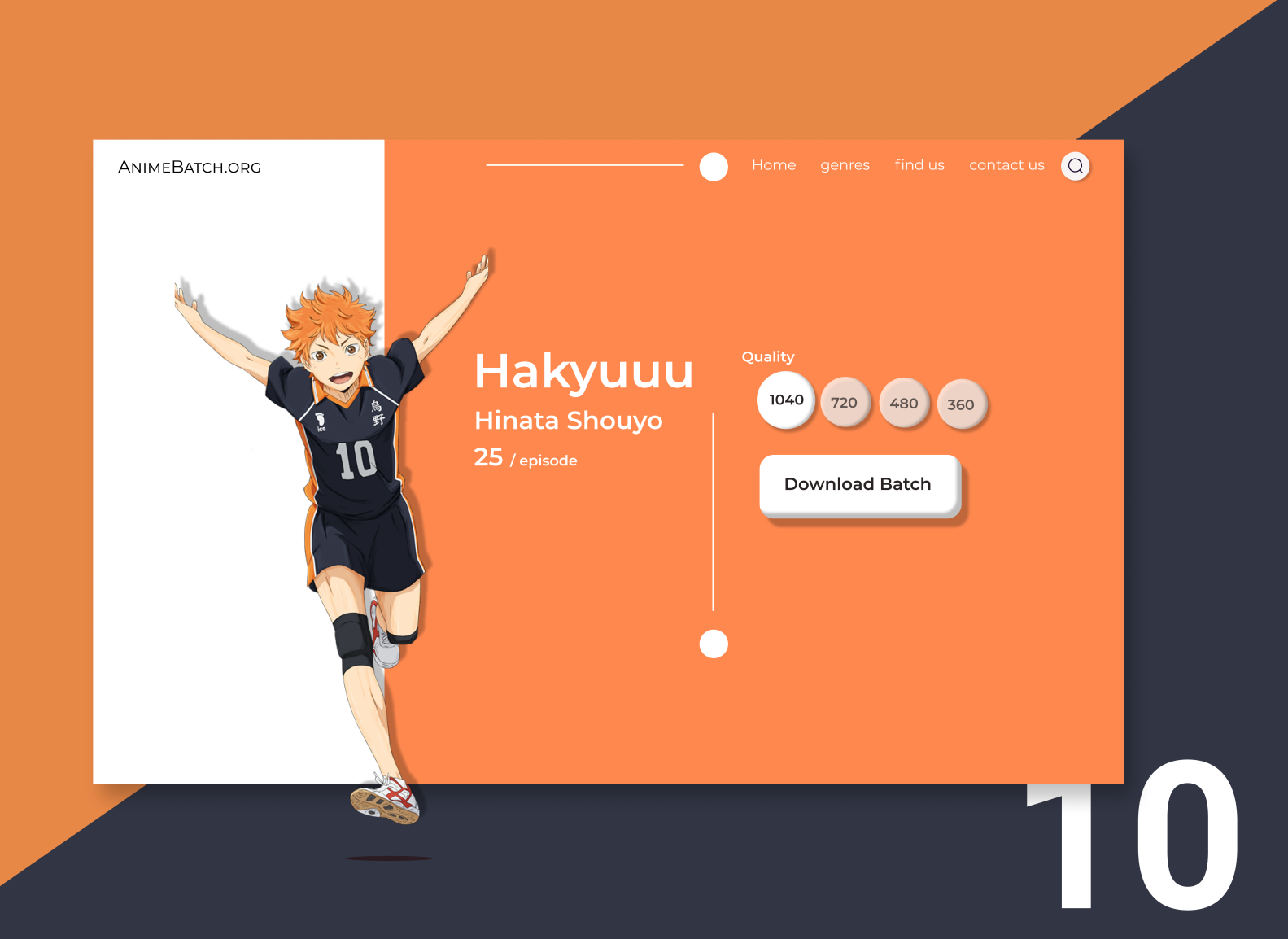 Anime Batch Website Design by Eko Mardani on Dribbble