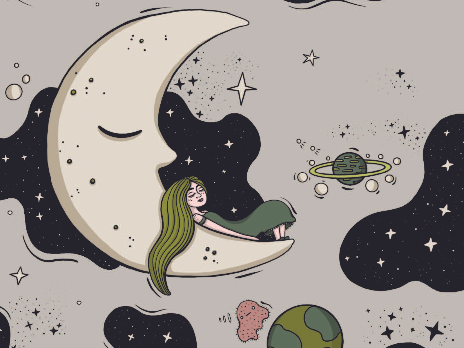 Spacey by Jessica Loomis on Dribbble
