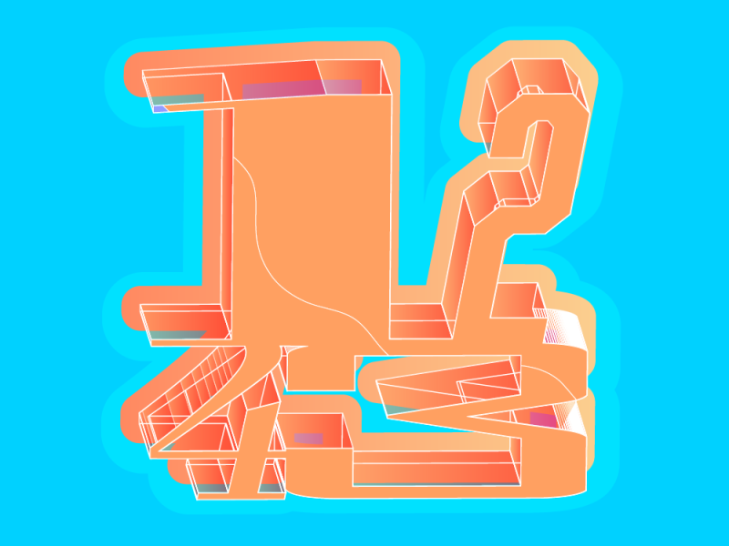 " 1234 " - Personal project by Megan Renee on Dribbble