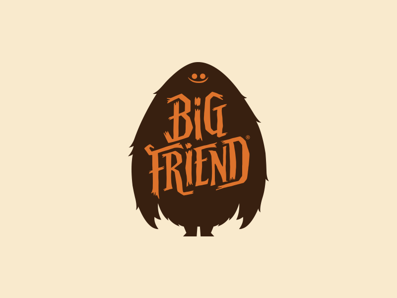 Big Friend logo by Josh Holtsclaw on Dribbble