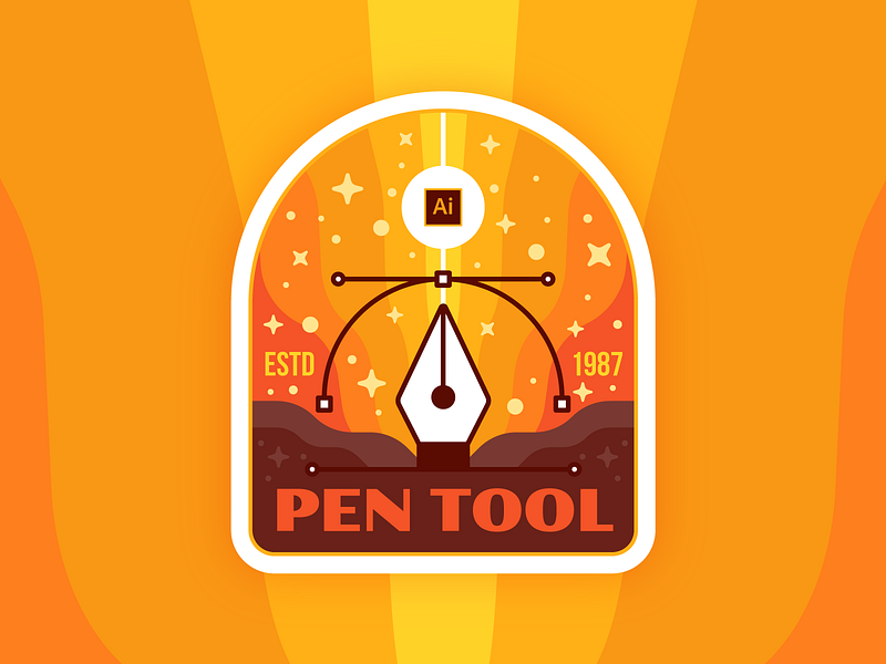 Illustration | Adobe Illustrator CC Badge for Adobe MAX '19 by Rocky ...