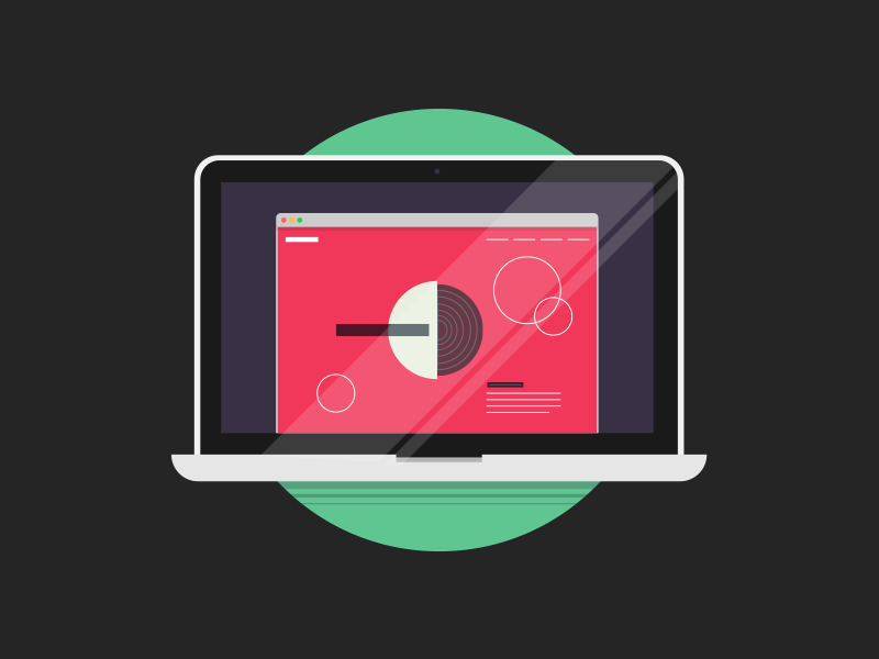 Illustration | Macbook Fun by Rocky Roark on Dribbble