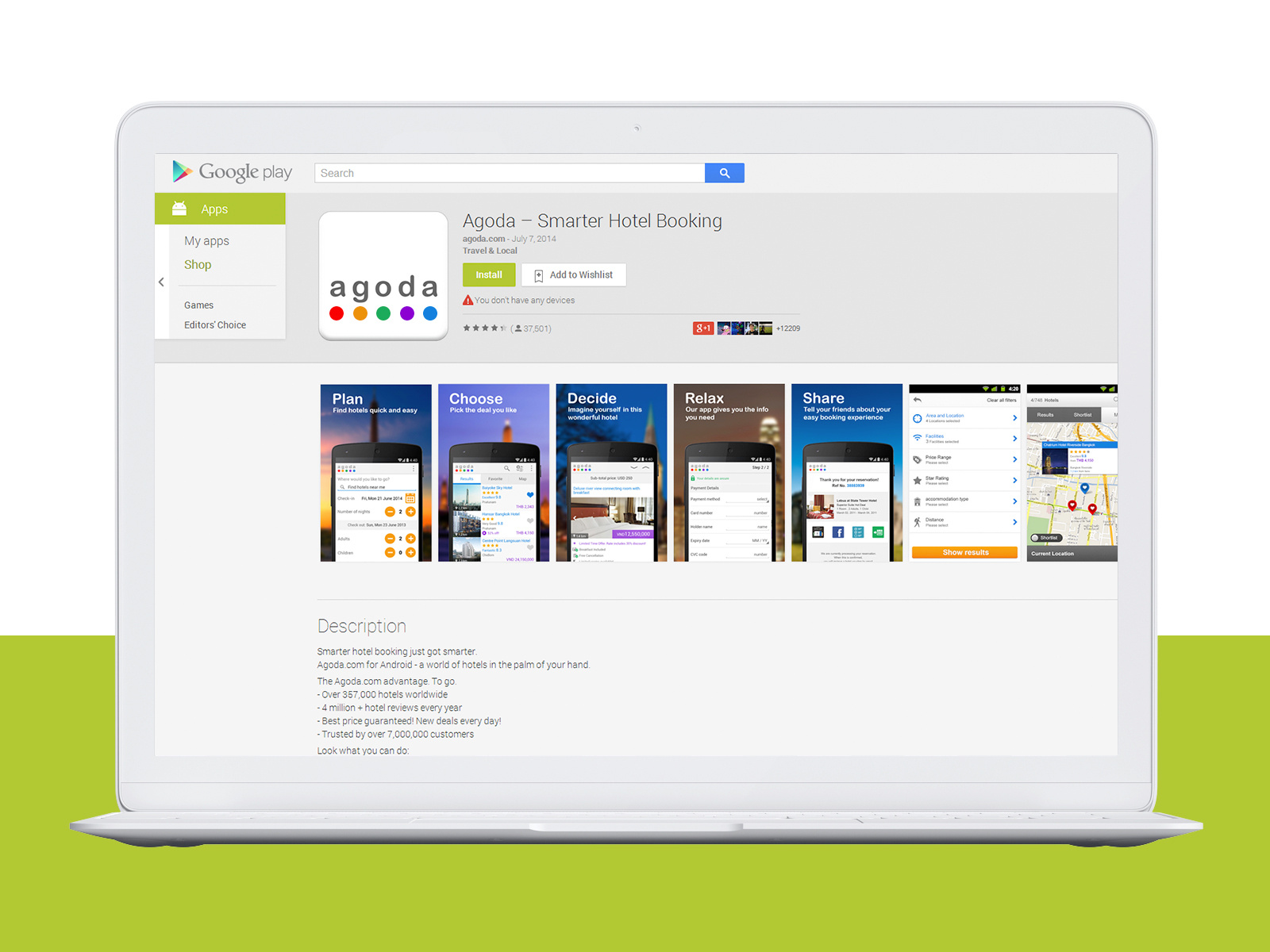 Apps Android Screen Google Play by Peerapat Chuejeen on Dribbble