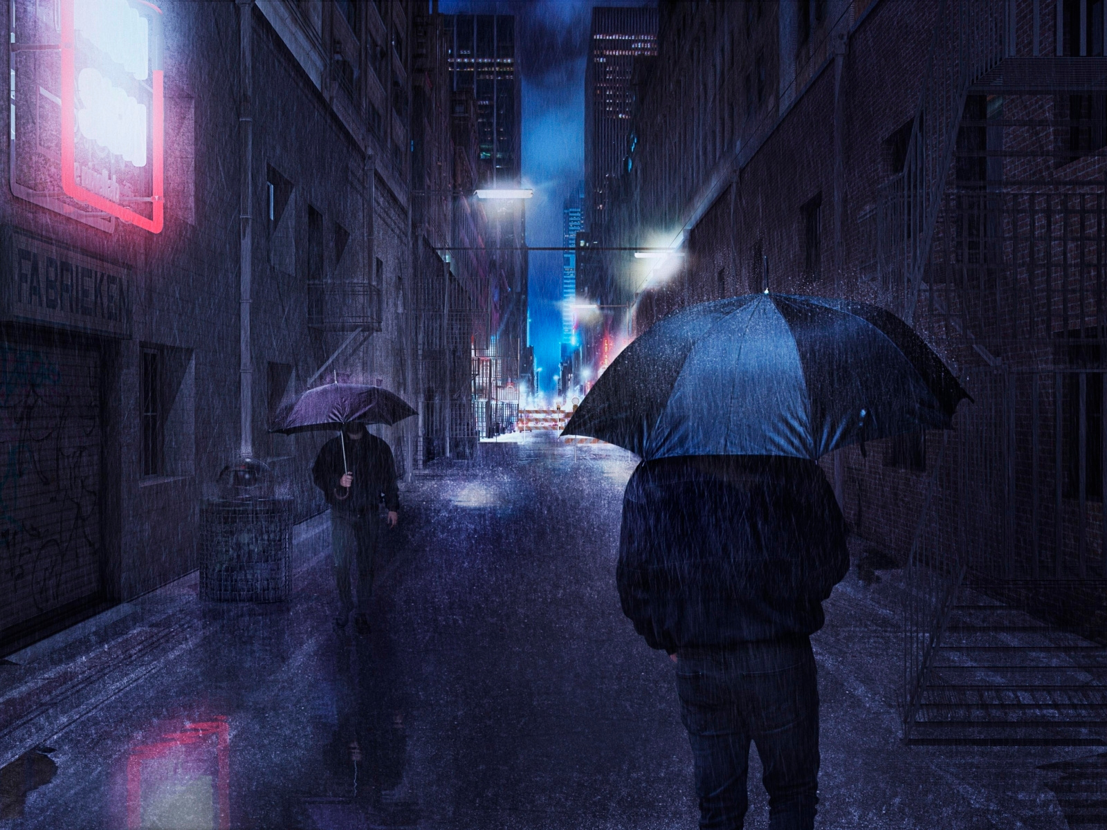 Rain Matte Painting by Alba on Dribbble