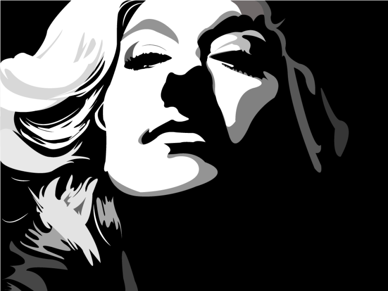 Dramatic self portrait by alison blake on Dribbble