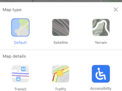 Disability Access for Google Maps by Sneha Ravichandran on Dribbble