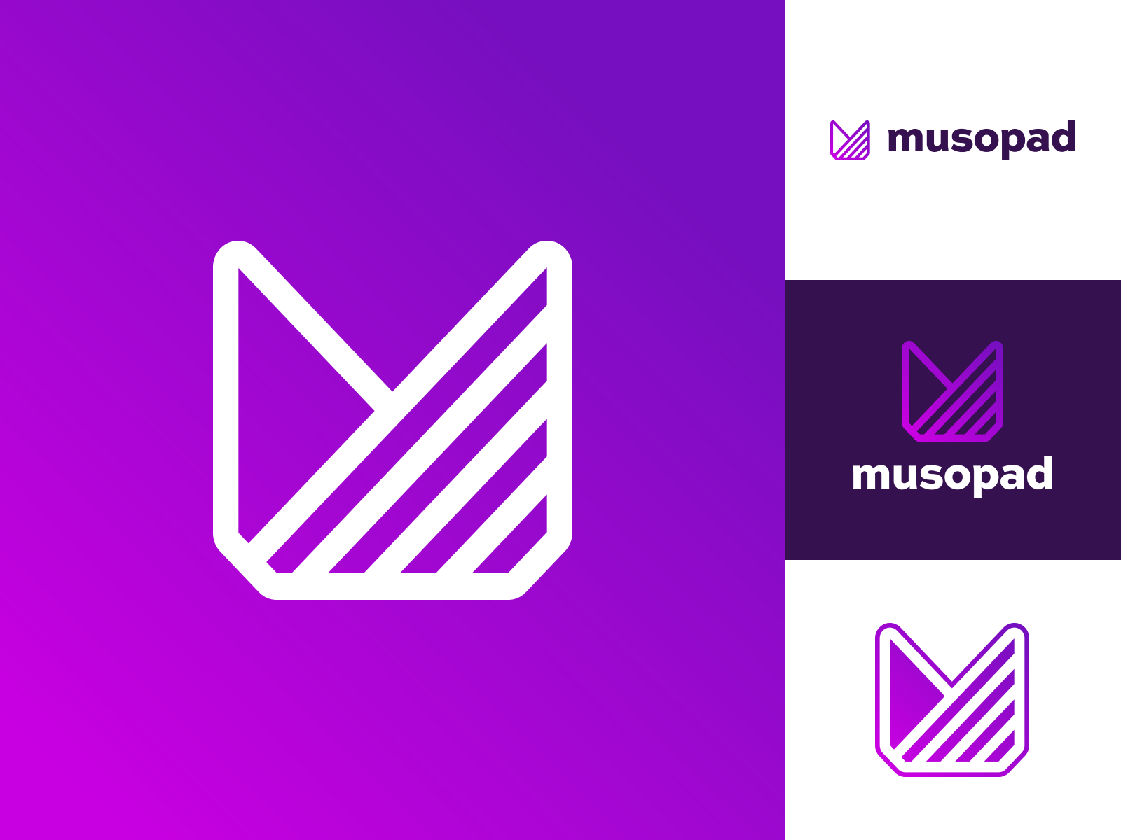 Musopad Logo Design by Edward Penna on Dribbble