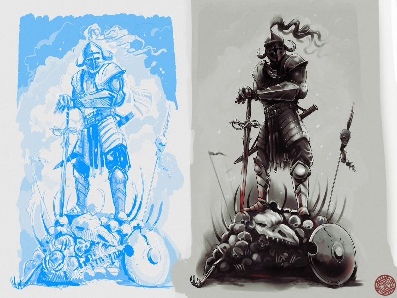 Knight concept by Pako on Dribbble