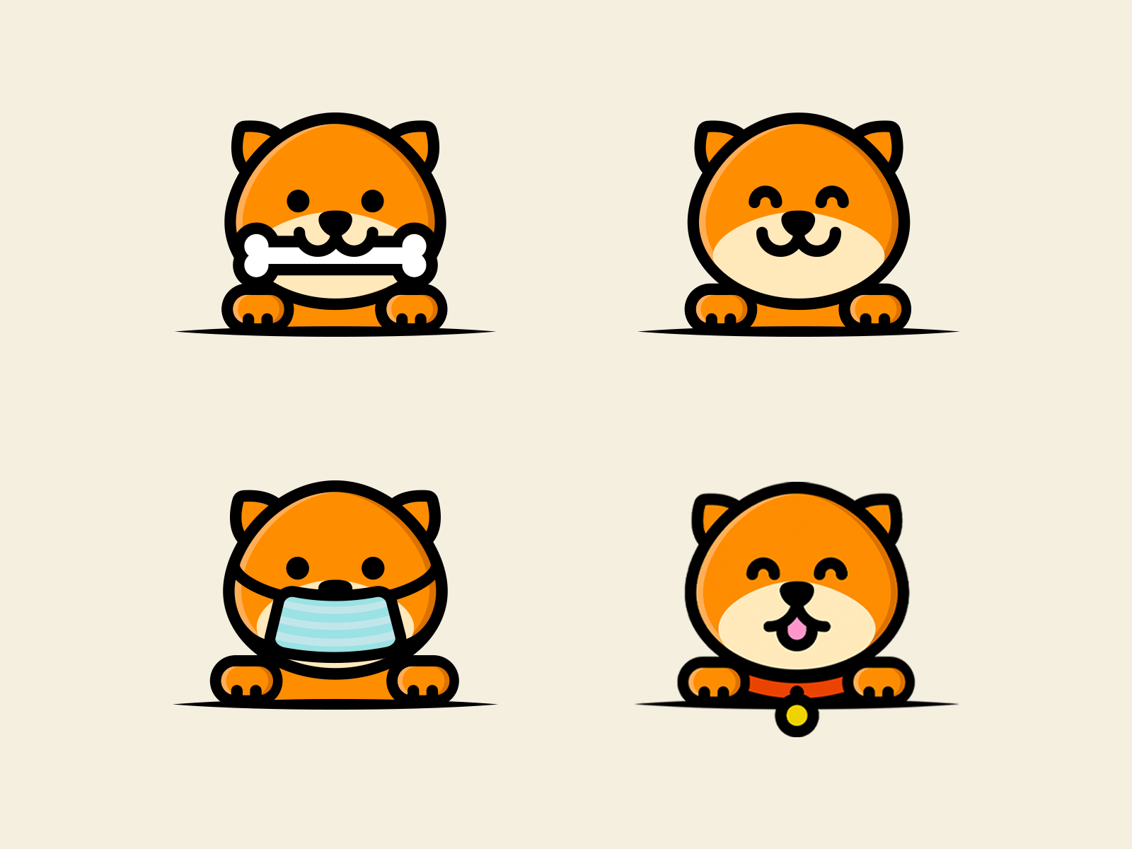 Cute Doggos by Fabio Benedetti on Dribbble