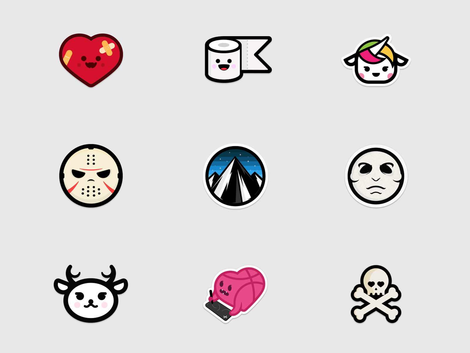 Sticker Designs by Fabio Benedetti on Dribbble