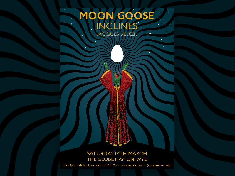Moon Goose at the Globe 2018 full poster by Antoine Mouquod on Dribbble