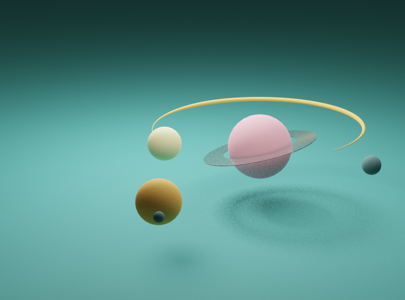 Planetarium animation in Blender by Babsie BU on Dribbble