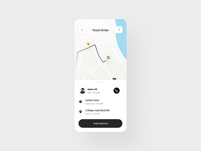 Food Delivery app ui - 02 by Saber Ali for 2Pixel on Dribbble