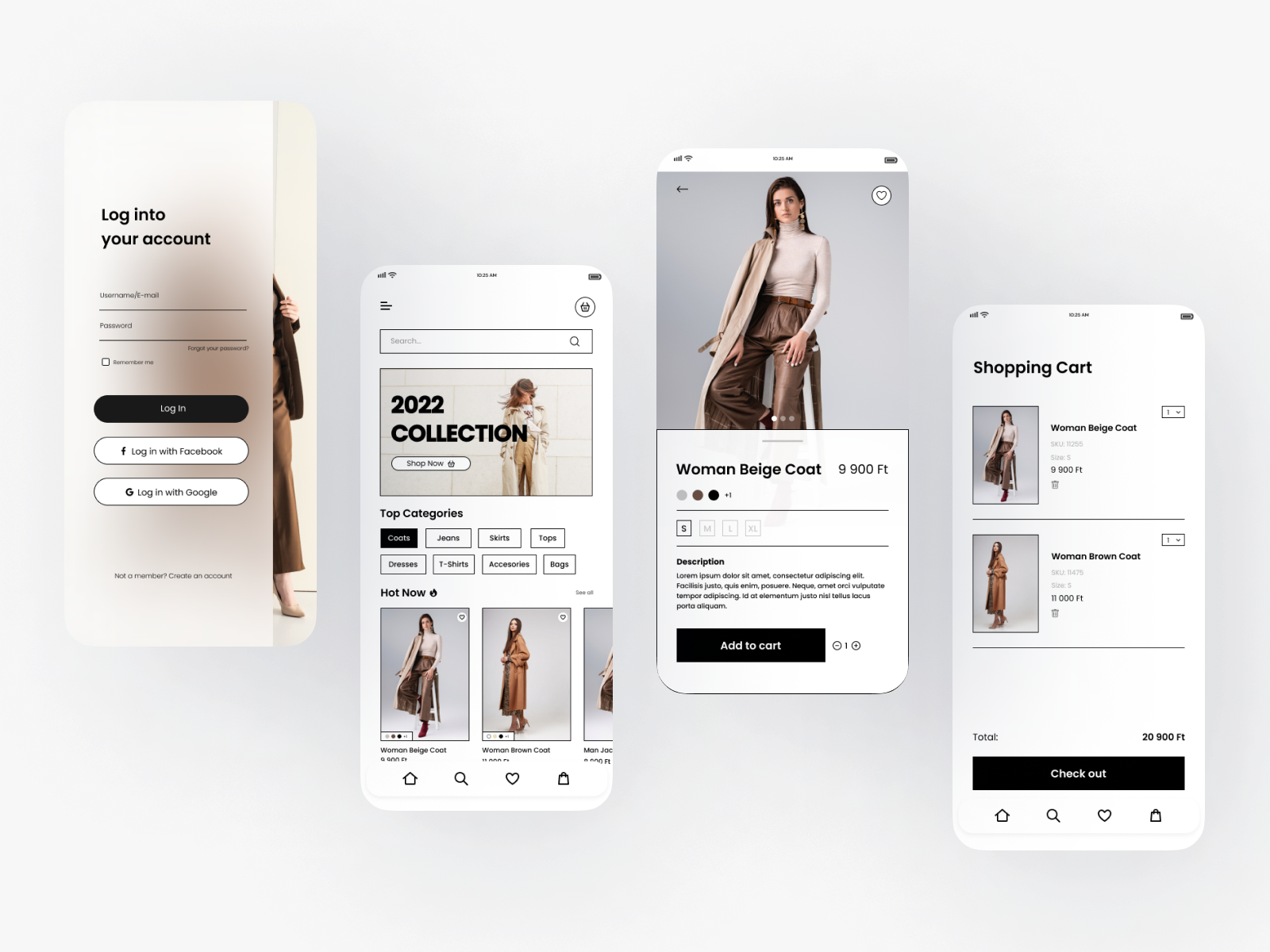 Fashion E-commerce App Design by Zsófia Lengyel on Dribbble