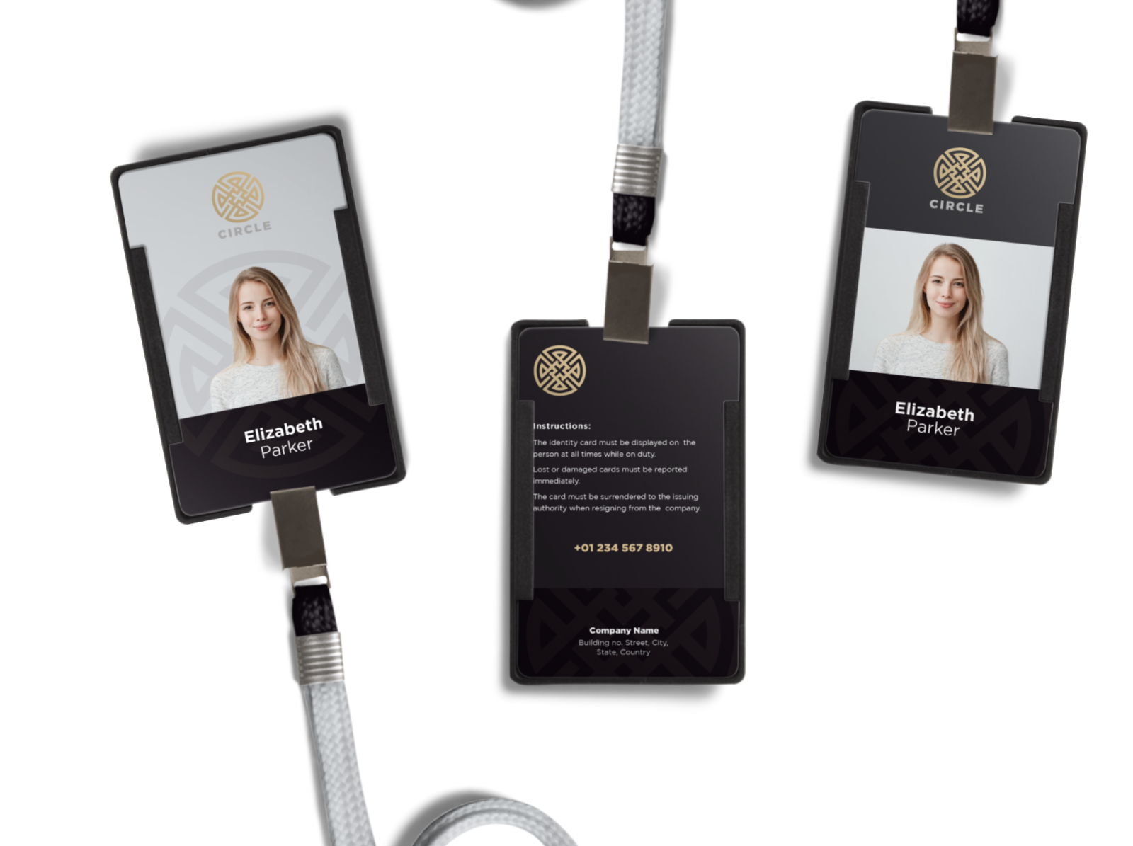 Clean and Professional ID Badge Design by Binary Label Designs on Dribbble