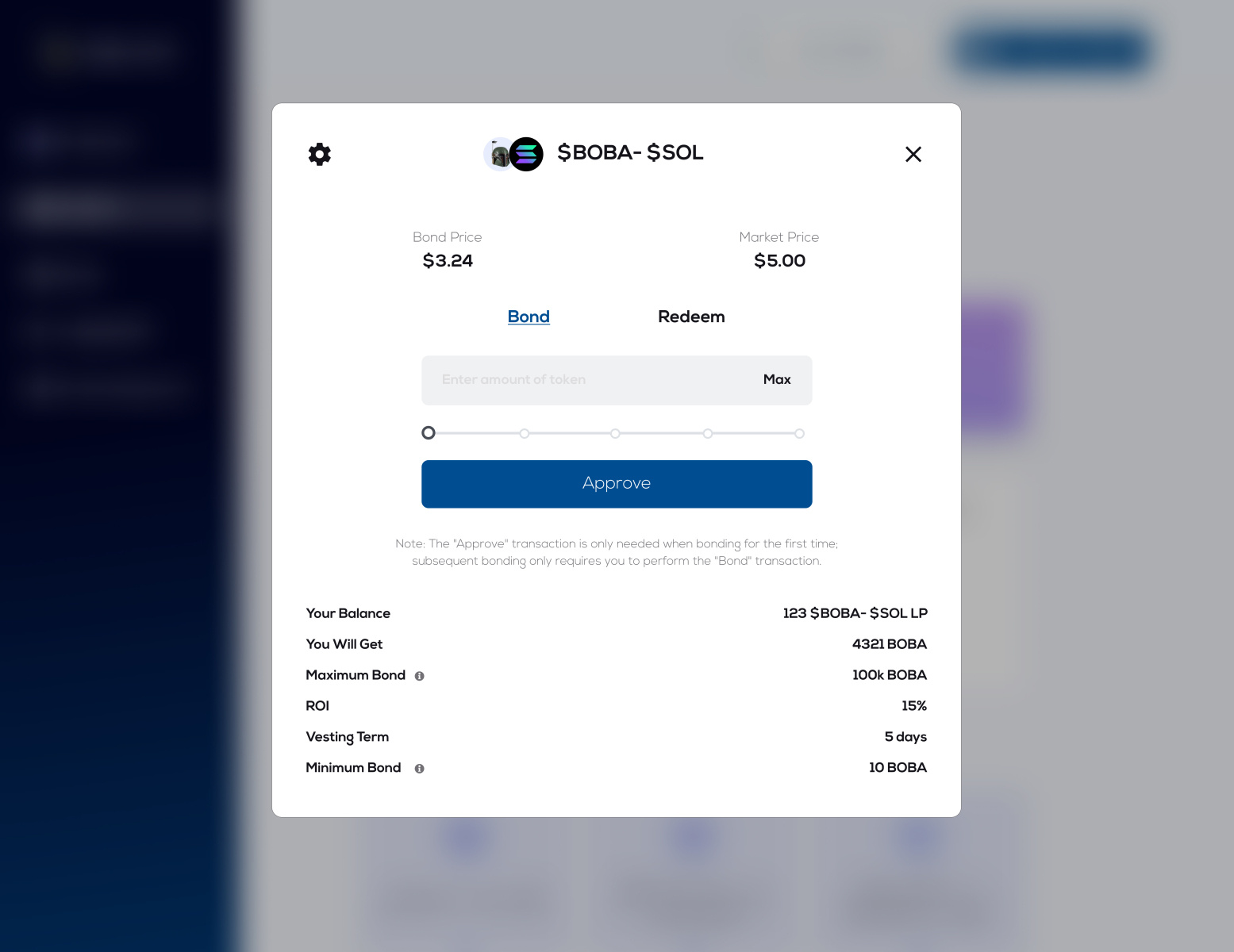 Cryptocurrency Bonding platform by Joseph Kalu on Dribbble