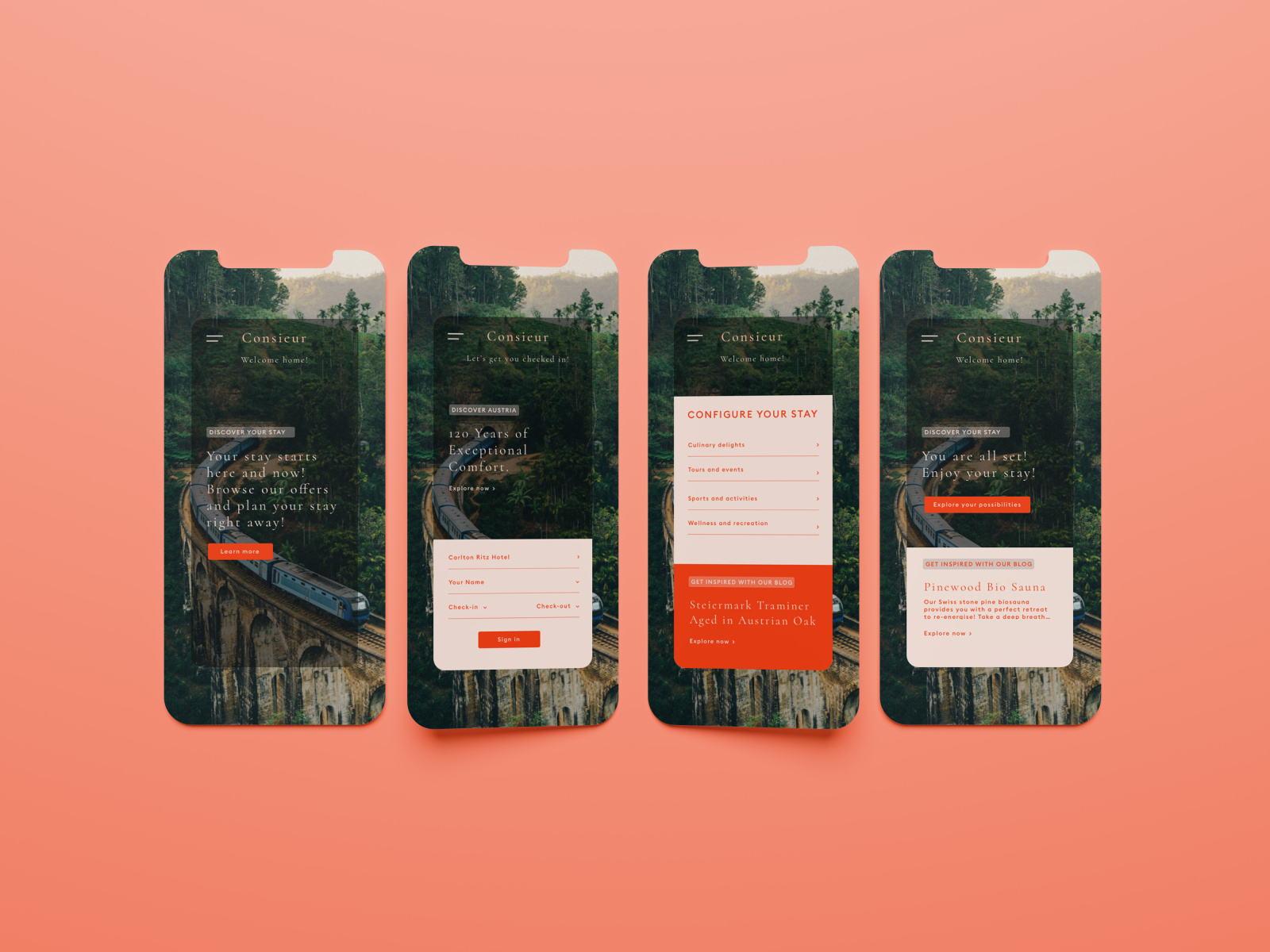 Hotel Concierge App by Tamara Kramer on Dribbble