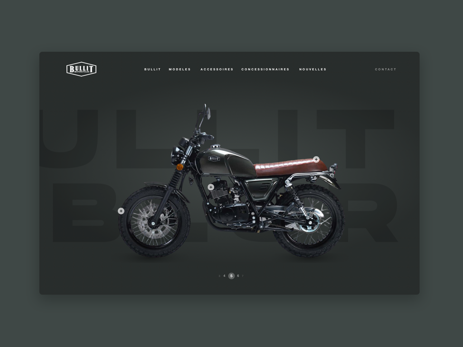Redesign Bullit Motorcycle by Pauline Viseur on Dribbble