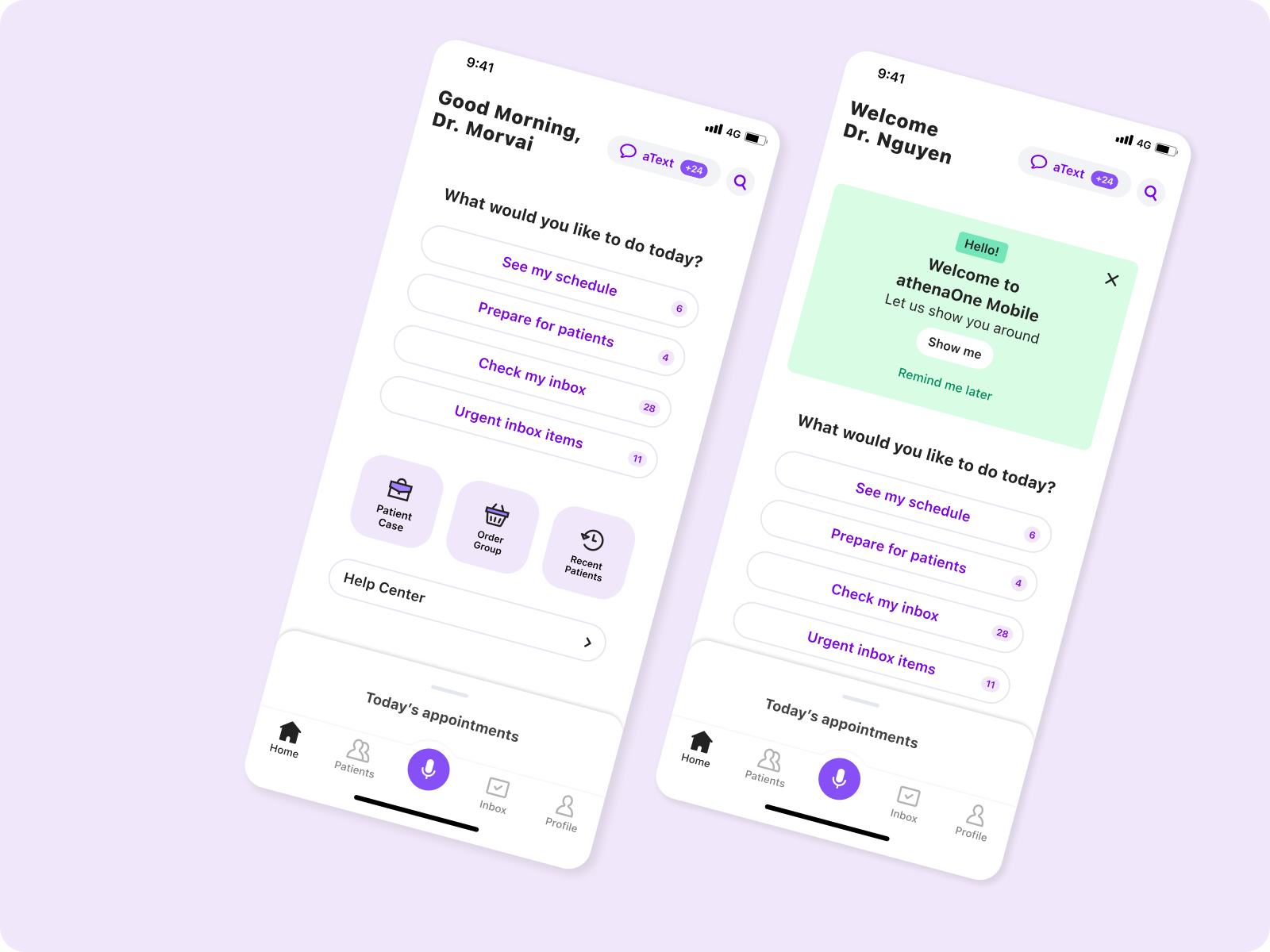 athenaOne Mobile Home Screen by Elona Jaquez Design on Dribbble