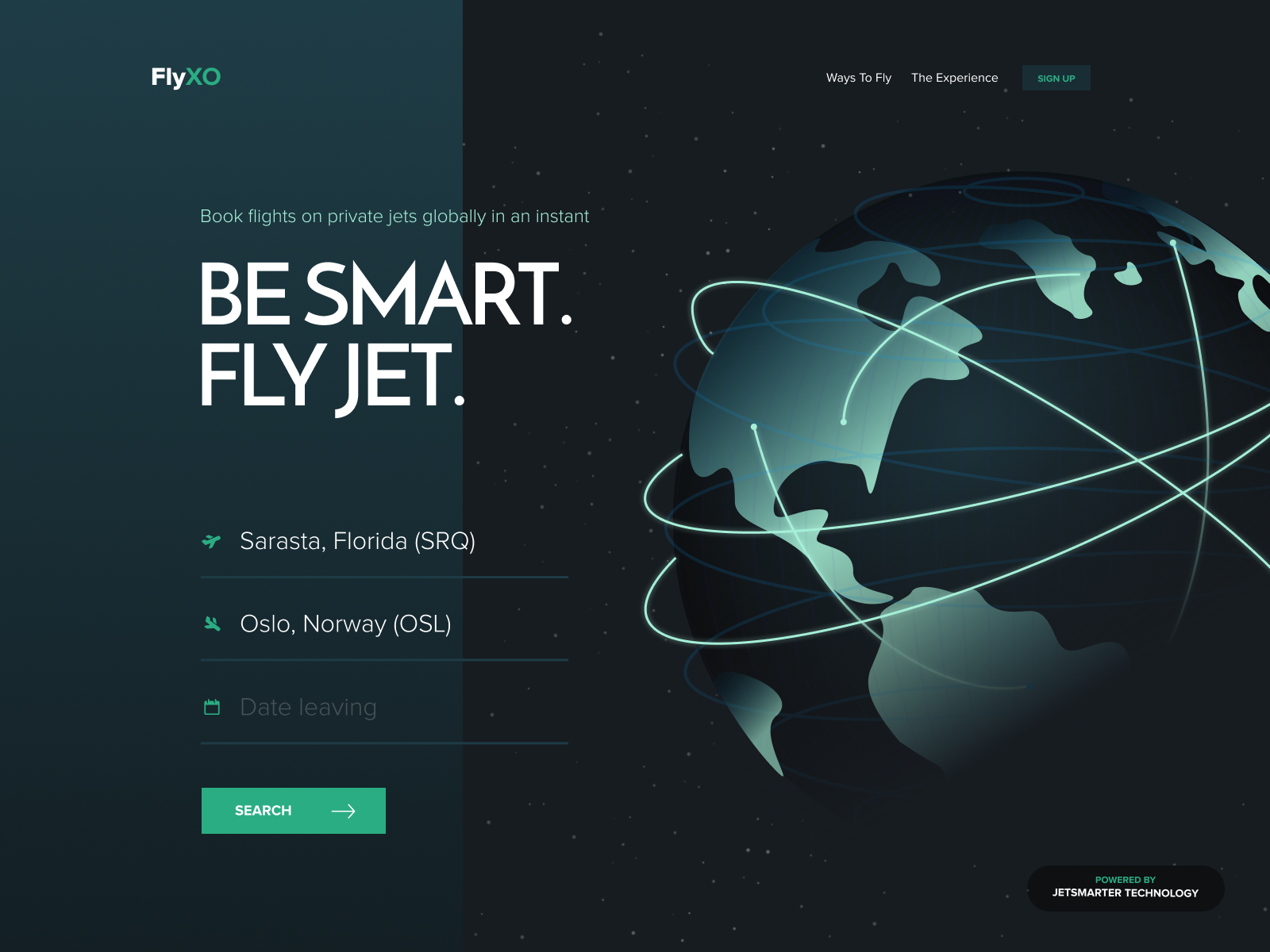 FlyXO Landing by David Kovalev for Unfold on Dribbble
