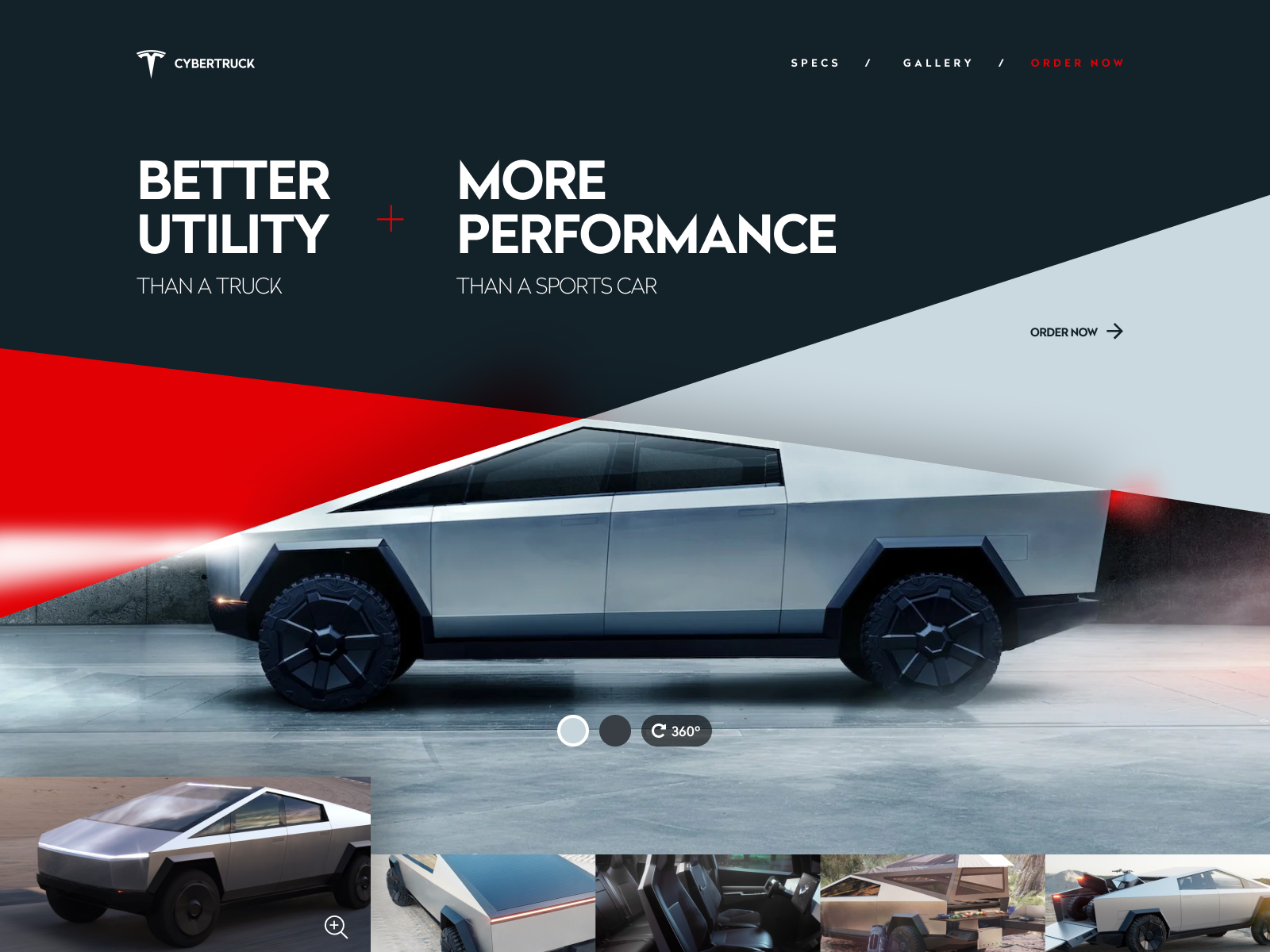 Tesla Cybertruck by David Kovalev for Unfold on Dribbble