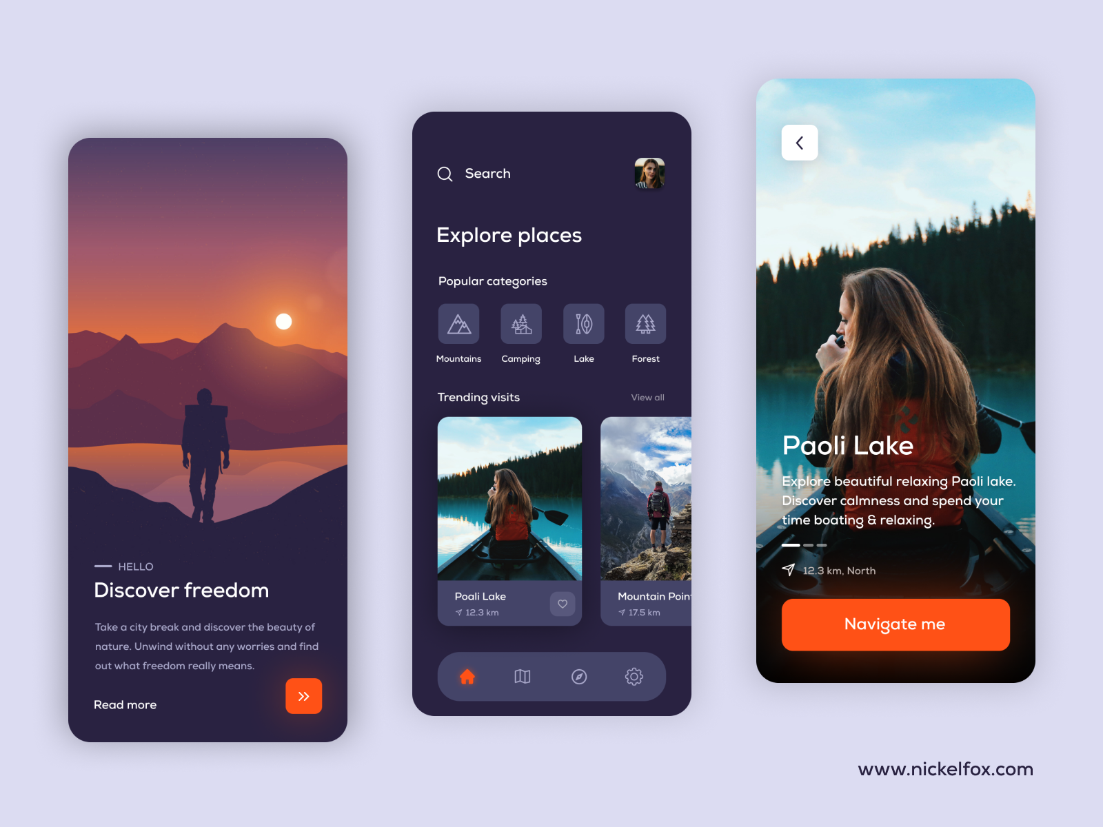 Discover App by Keshav Dev for Nickelfox - UI/UX Design on Dribbble